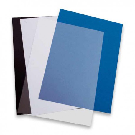 Kit de reliure : plats et dos de couverture pour 10 dossiers - 9 couleurs