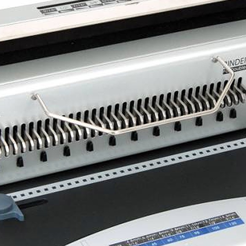 WireBind W33 | Relieur anneau métal 34 boucles 3:1' | Poinçons débrayables