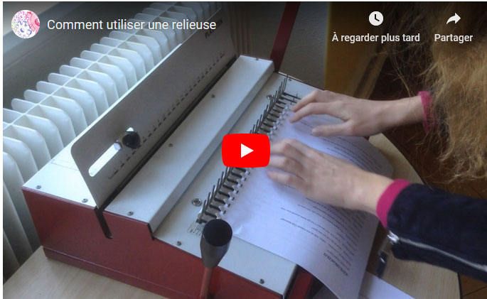 Relieuse et Machine à relier | perforelieur ou thermorelieur | Pour la ...
